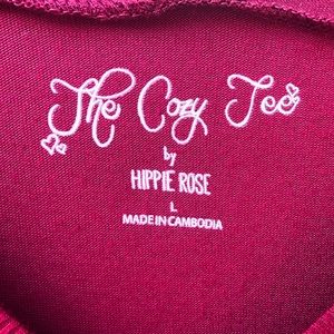 Hippie Rose | Tops | The Cozy Tee By Hippie Rose Vneck Long Sleeve Nwt ...